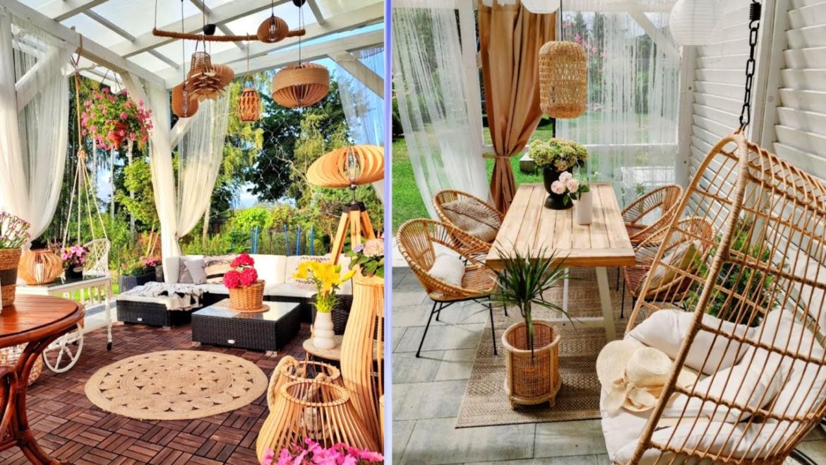 Patio Design Ideas 2022 Backyard Garden Landscaping ideas House Exterior Rooftop Terrace Pergola ...